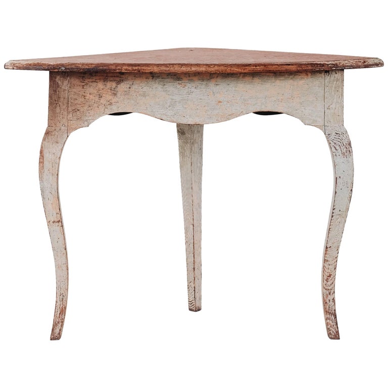 18th Century Rococo Corner Table at 1stDibs