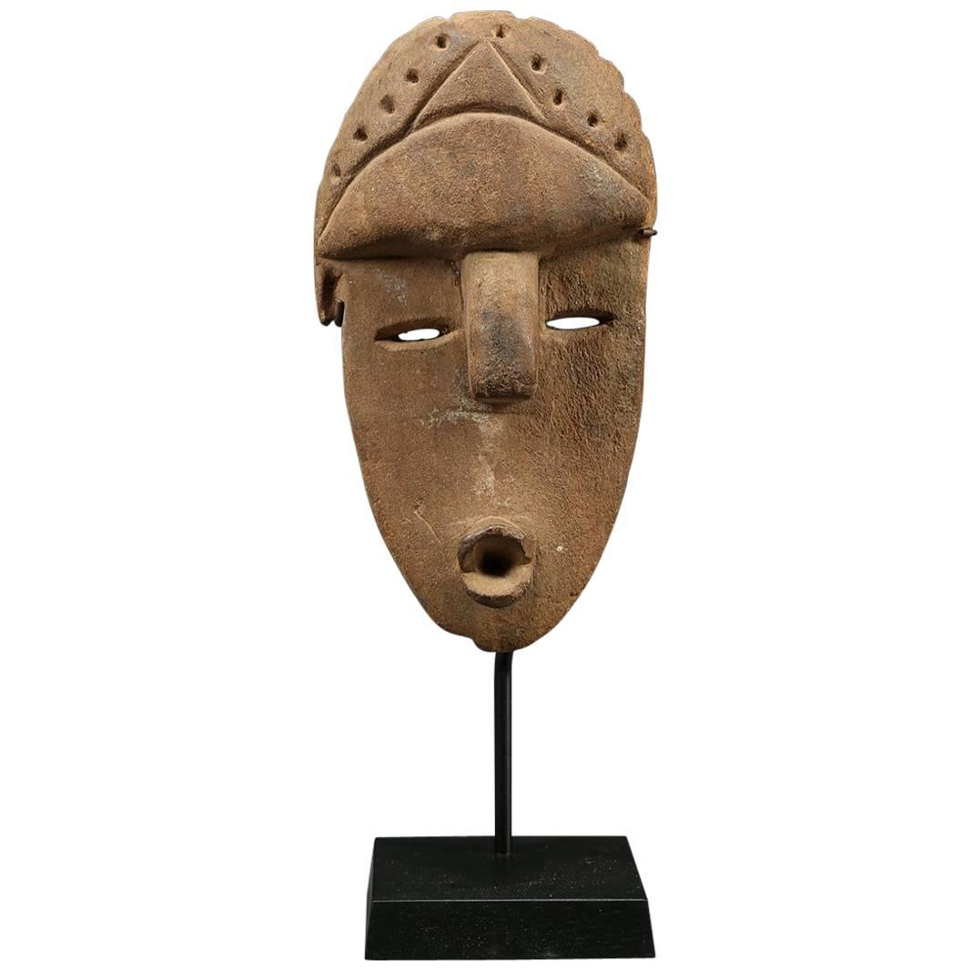 Stone Tribal Bassa Mask, Liberia at 1stDibs