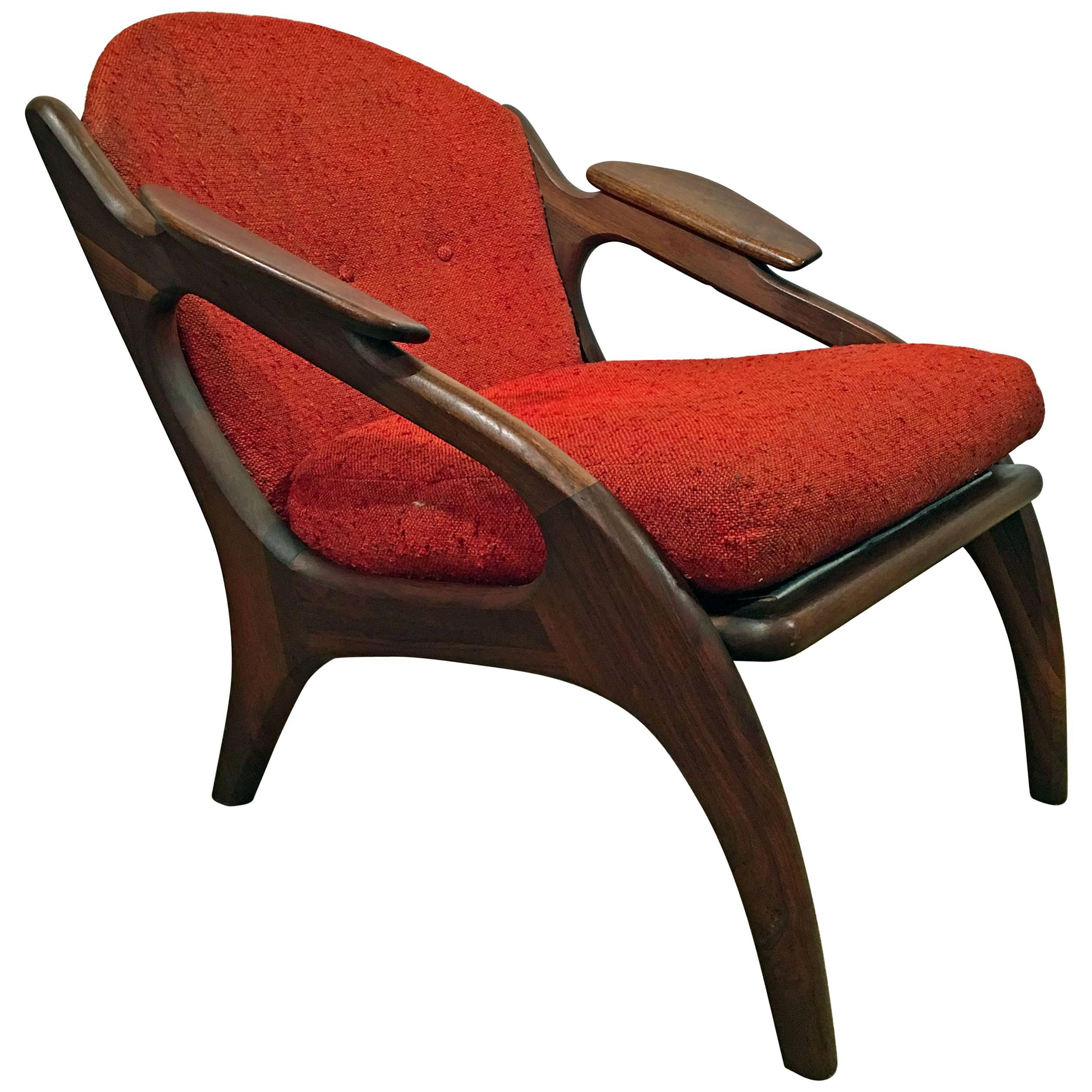 Mid-Century Modern Adrian Pearsall Craft Associates Lounge Chair 2249-C ...