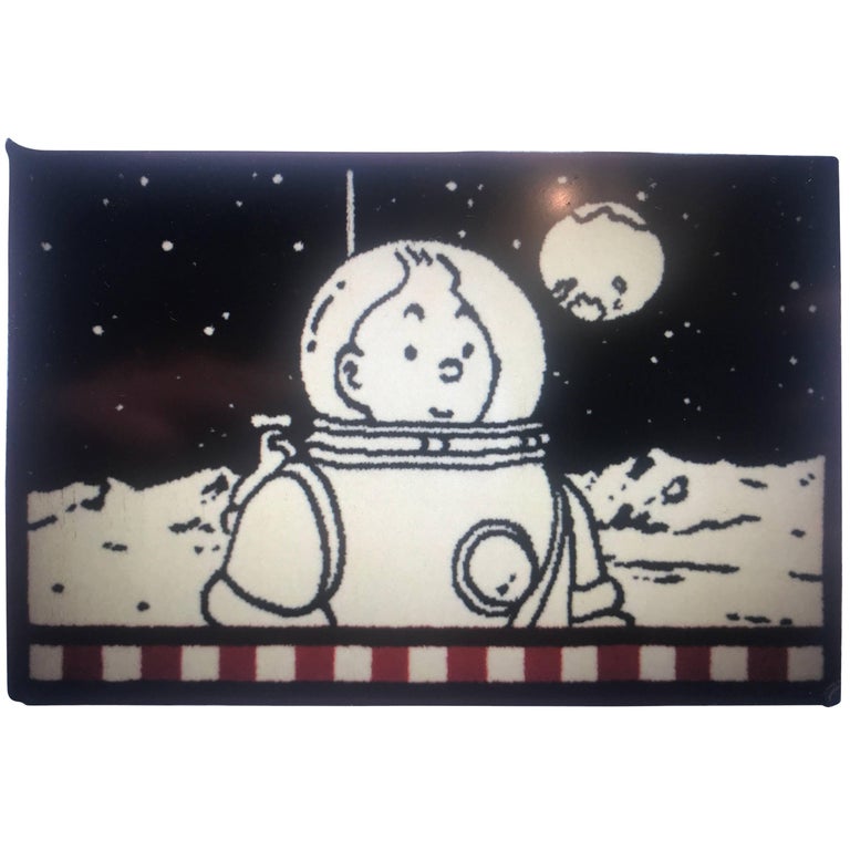 Tintin on the Moon Carpet at 1stDibs