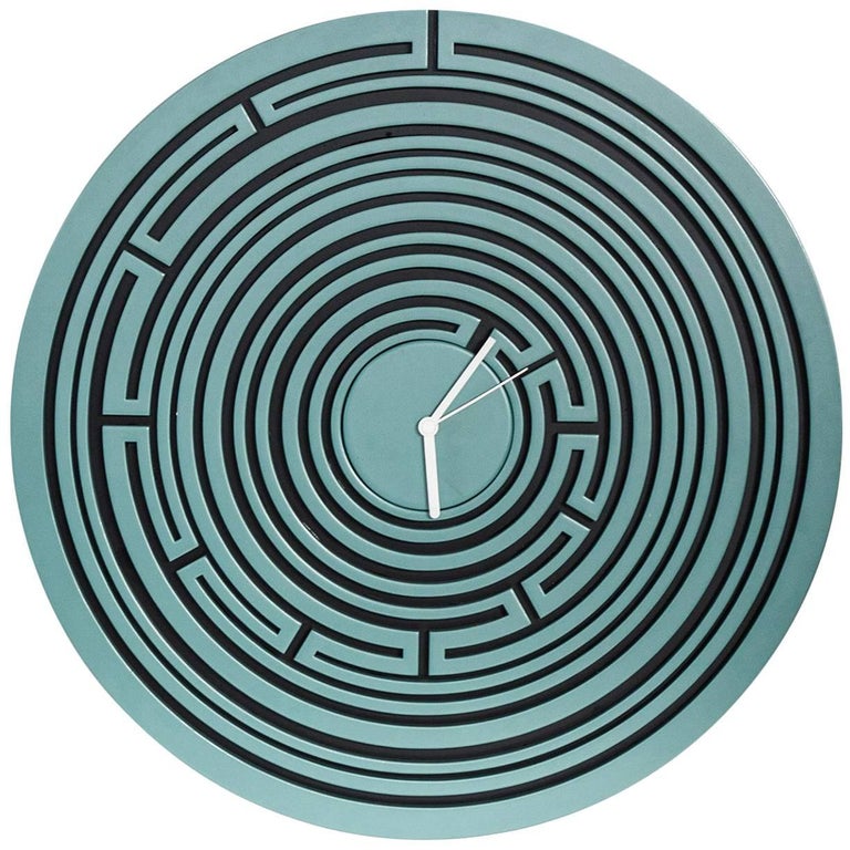 Miquiz Brazilian Contemporary Wood Wall Clock by Lattoog For Sale at ...
