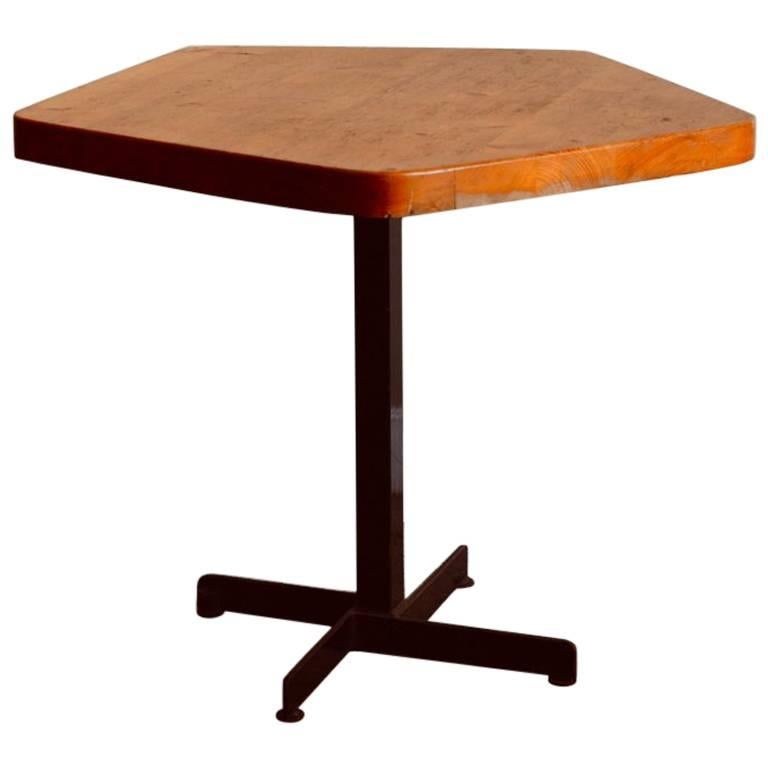 Pentagonal Pine Table by Charlotte Perriand for 'Les Arcs' Ski Resort ...