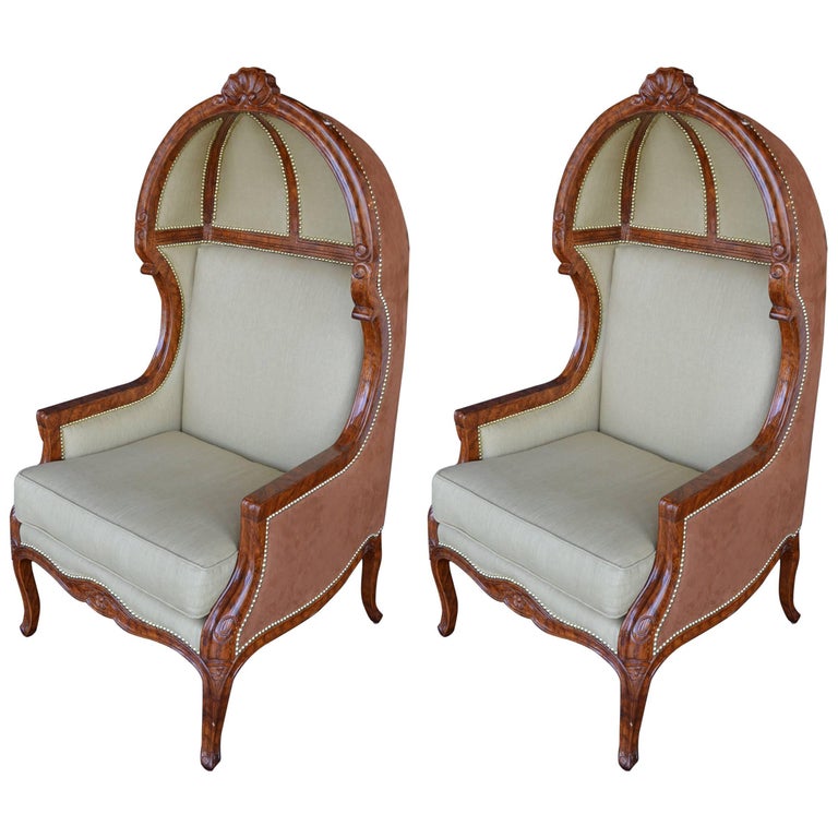 Pair of Canape Chairs For Sale at 1stdibs