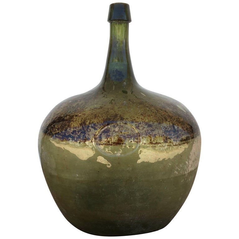 Demijohn with “17” Insignia from Mexico at 1stDibs
