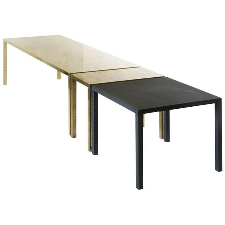 Turning into Gold Tables Ensemble of 3, Rooms at 1stDibs