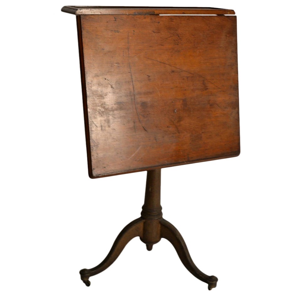 French Adjustable Architect's Drafting Table, 1900s at 1stDibs