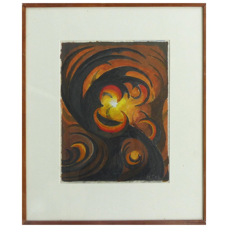 Early Goache By Hans Schmithals 1903 From The Joan And Lester Avnet