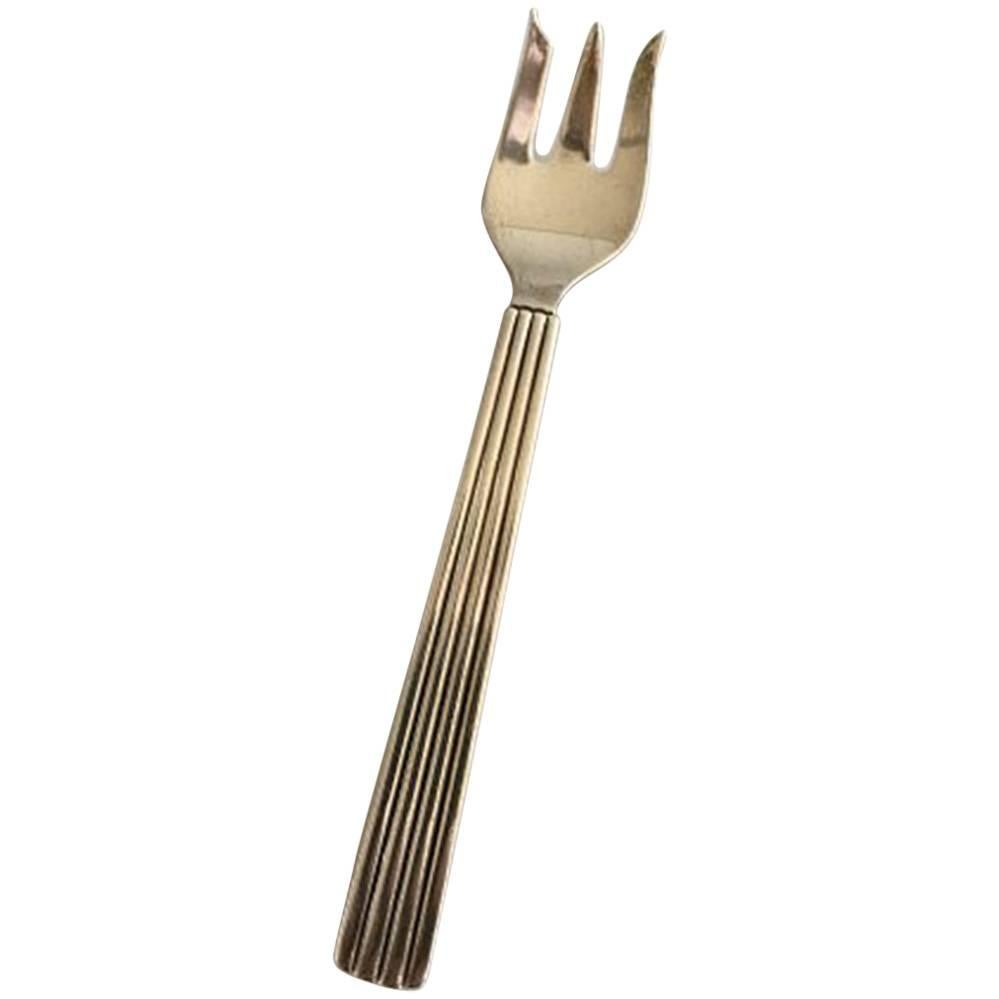 Georg Jensen Old Danish Sterling Silver Cake Fork No 043 For Sale at ...