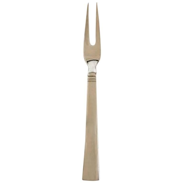 Georg Jensen Sterling Silver Lemon Fork #146 For Sale at 1stDibs