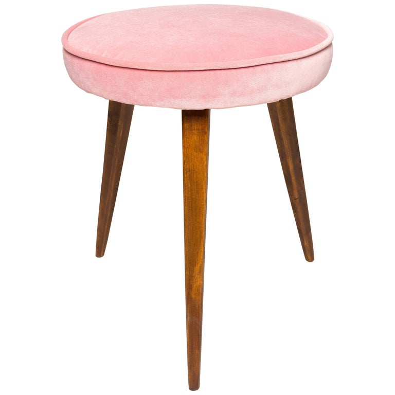 Baby Pink Stool, 1960s at 1stDibs