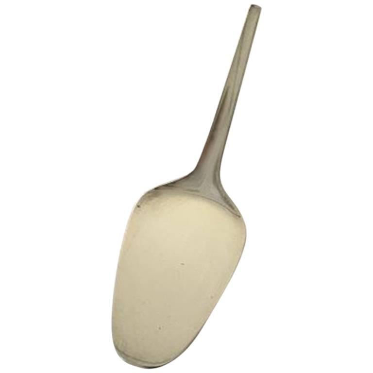 Georg Jensen Fregat Sterling Silver Layered Cake Serving Spoon For Sale ...