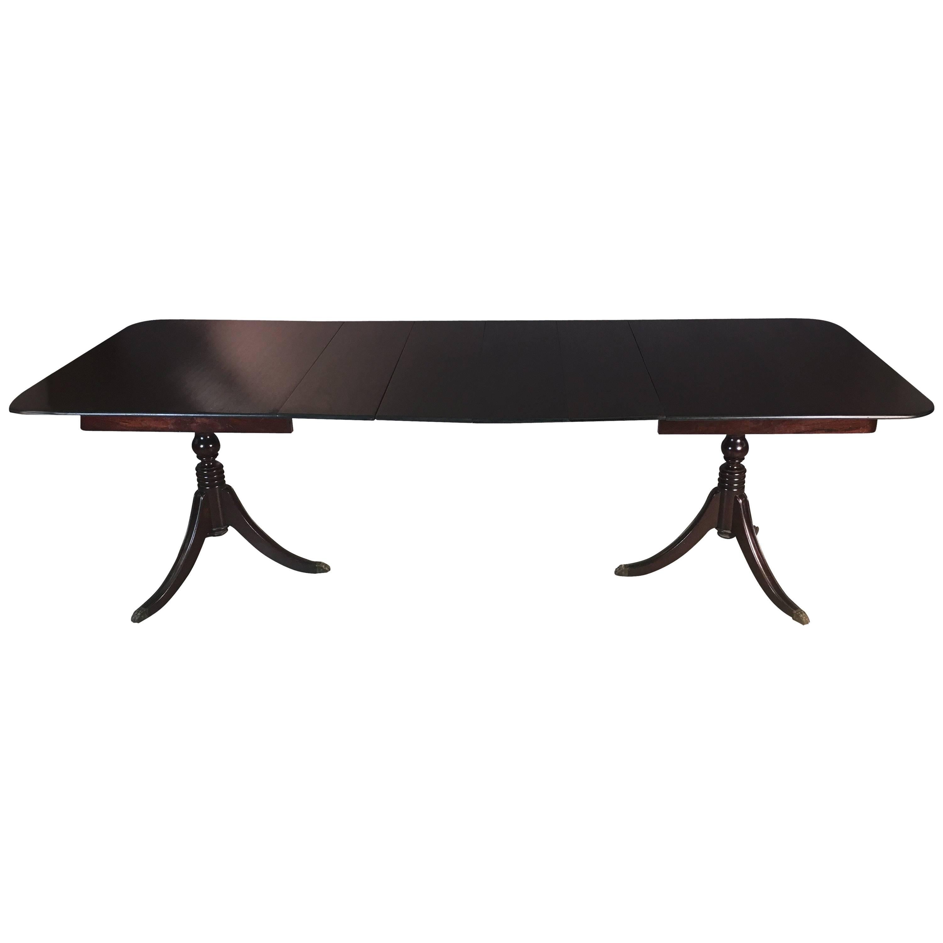 Custom 20 ft. Large Mahogany Banquet Dining Table by Leighton Hall For ...