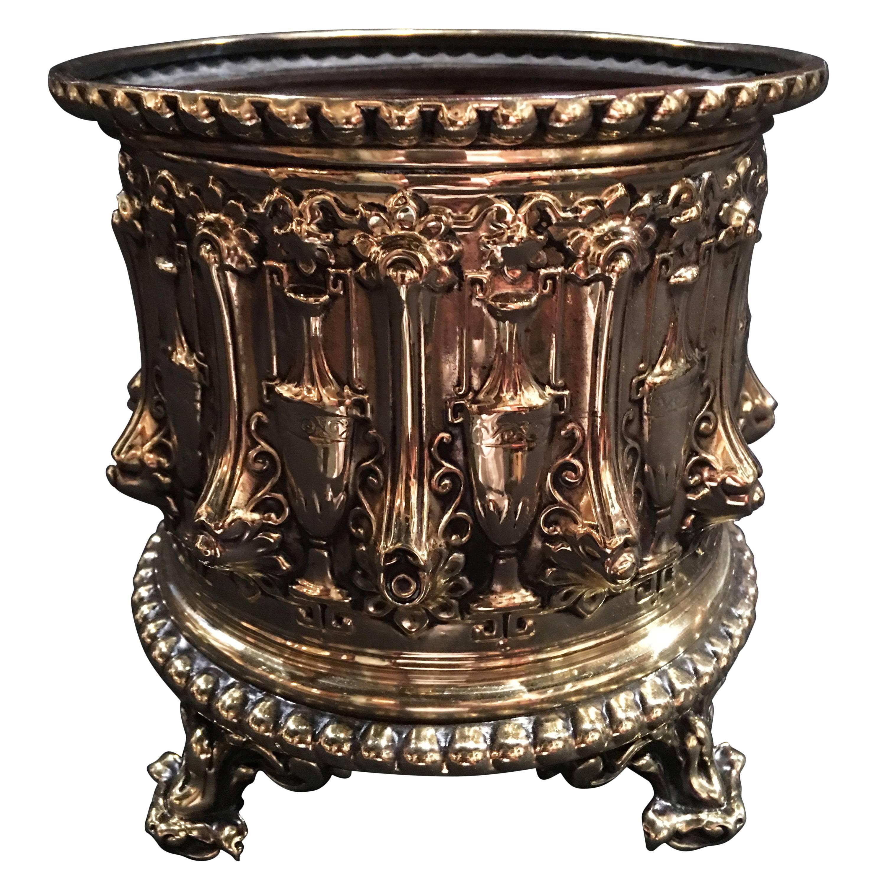 French Polished Round Jardinière or Planter, 19th Century at 1stDibs ...
