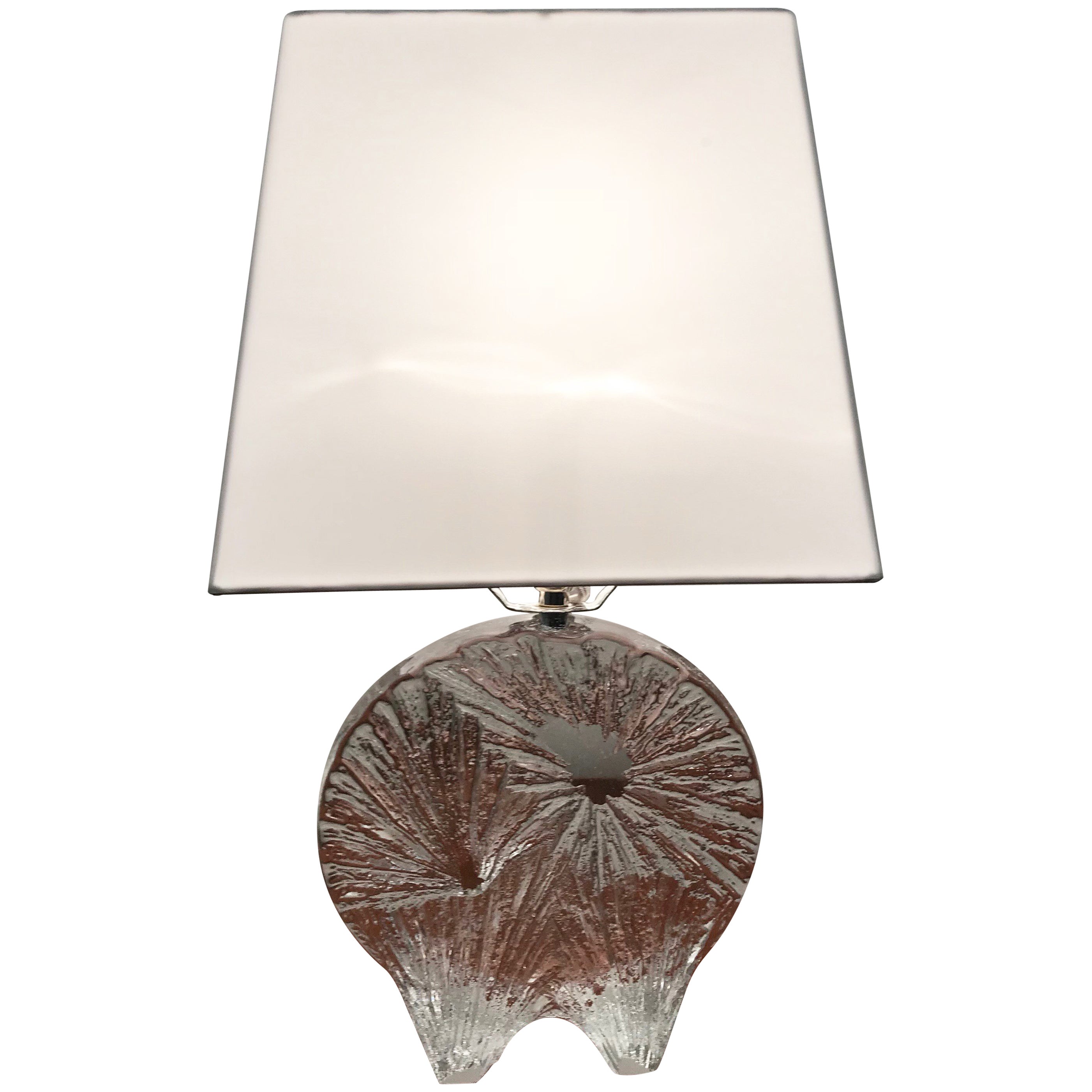 1960's Crystal Table Lamp by Crystal Saint-Louis at 1stDibs