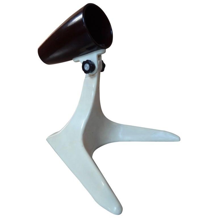 1950 Retro Vintage Sputnik Plastic Table or Desk Light For Sale at 1stDibs