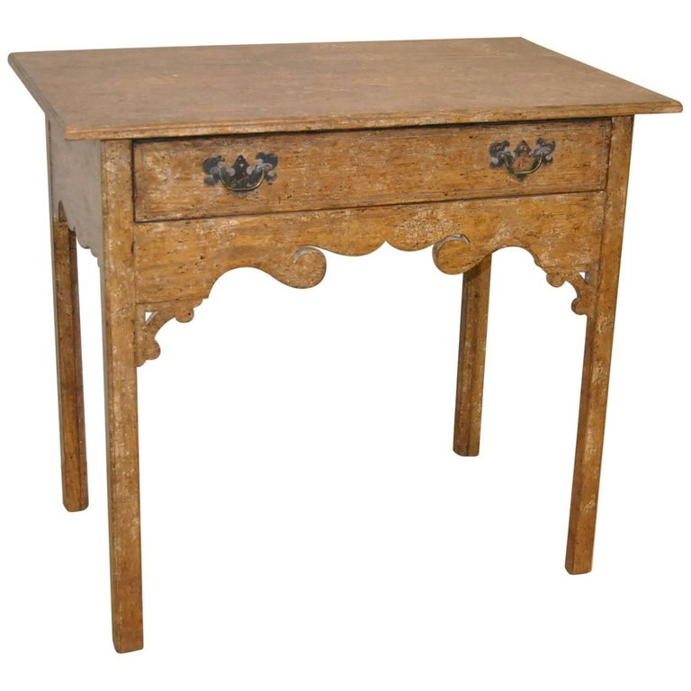 French Country Single Drawer Stand with Distressed Finish by Isenhour ...