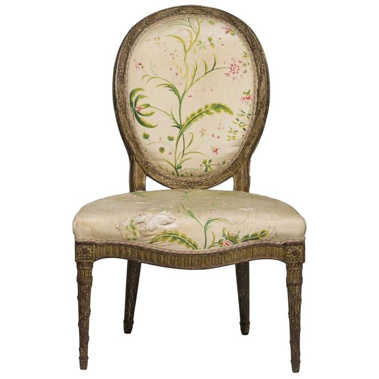 Louis XVI Side Chair For Sale at 1stDibs