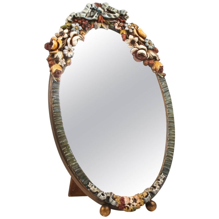 Large Barbola Mirror For Sale at 1stDibs