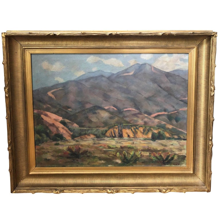 Signed William Sheldon Horton Impressionist Landscape Painting For Sale ...