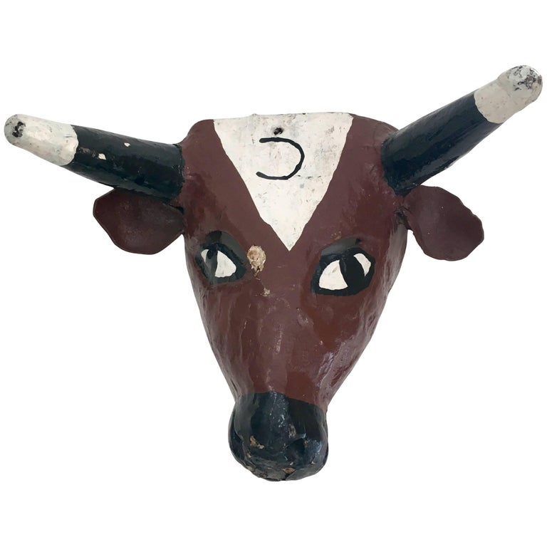 Mexican Bull Mask from Chiapas at 1stDibs