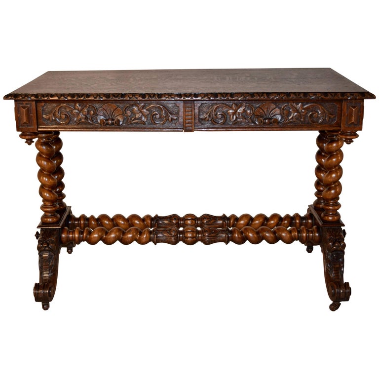 19th Century French Library Table at 1stDibs