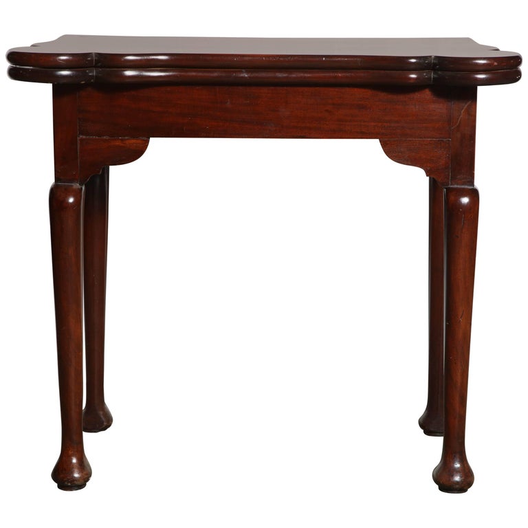 George I Mahogany Game Table For Sale at 1stDibs