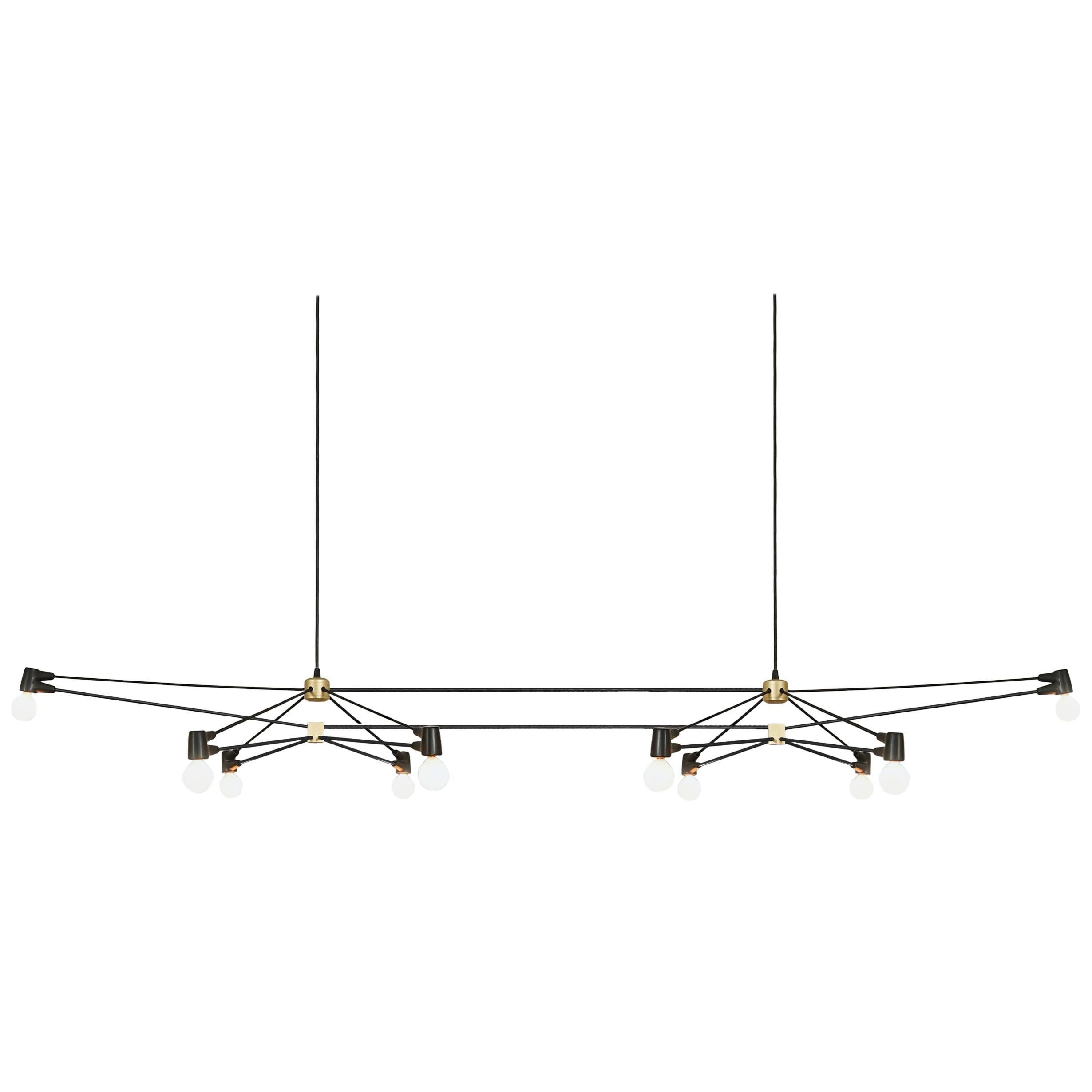Cord Chandelier Black For Sale at 1stDibs