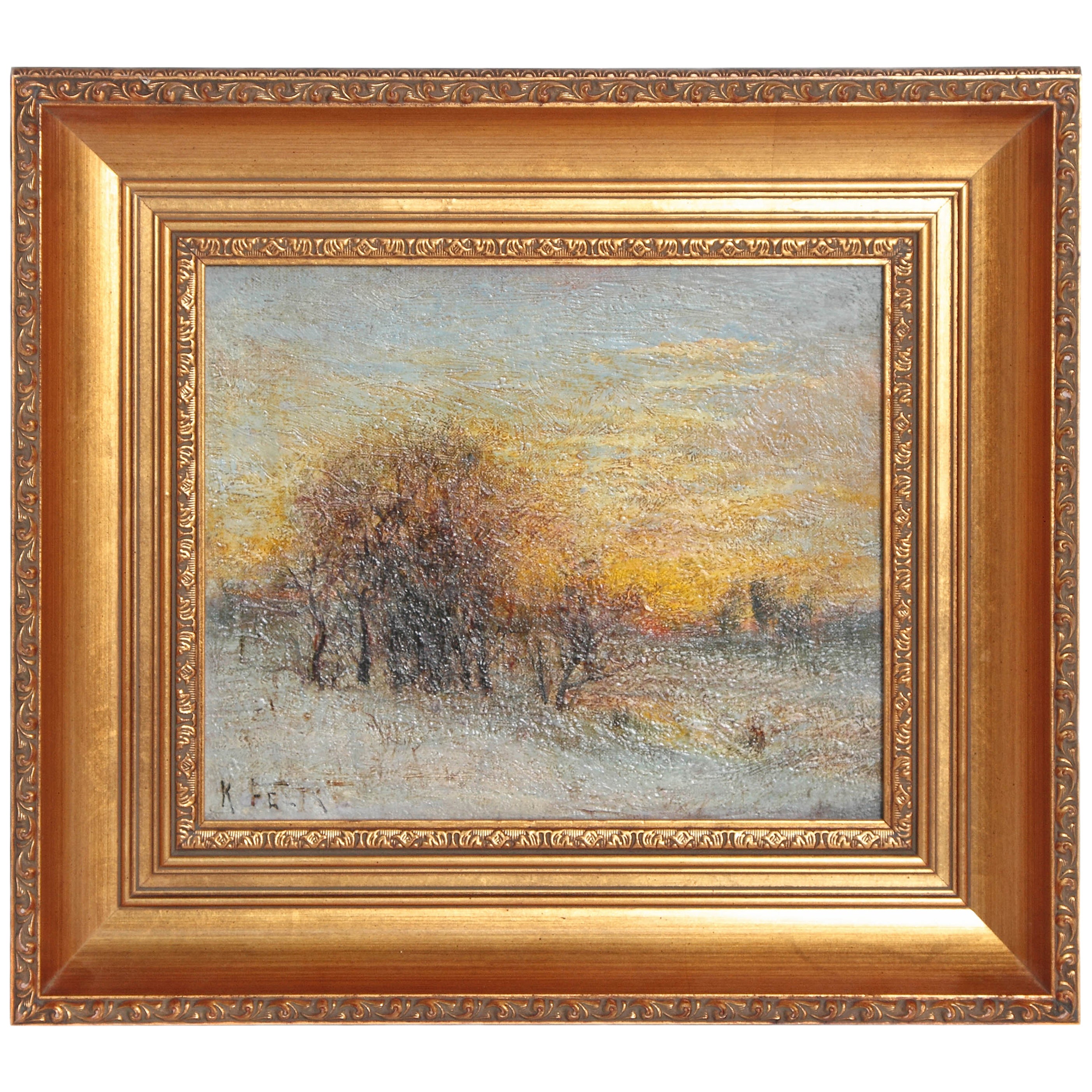 Realism Austrian European Landscape by Listed Artist Karl Flieher at ...