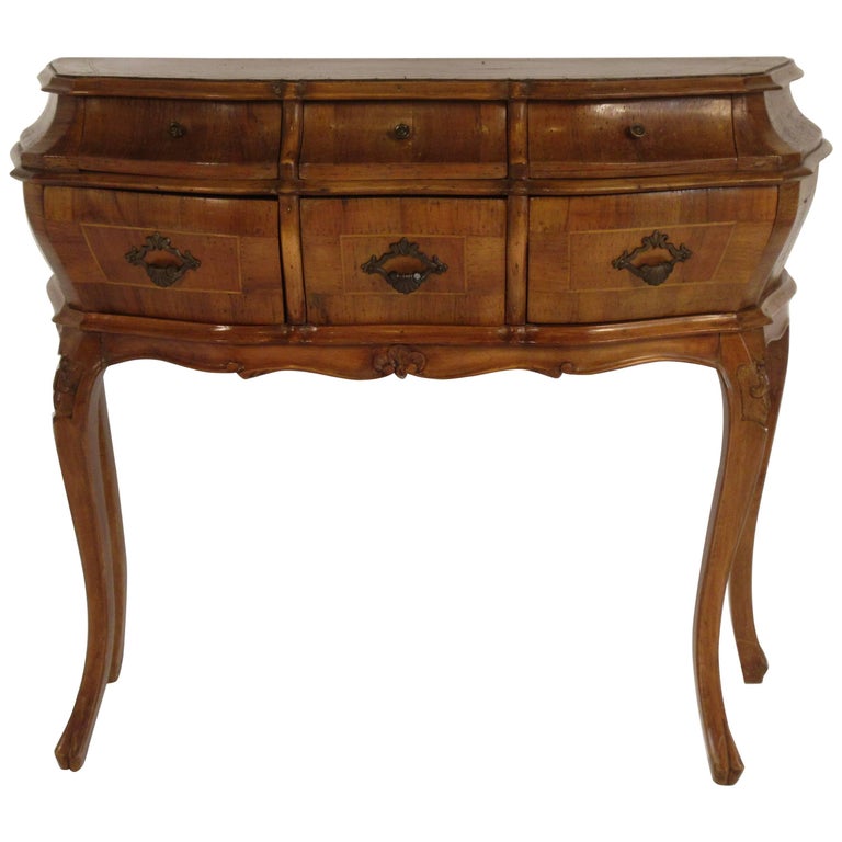 1950s Italian Olive Wood Bombay Chest at 1stDibs