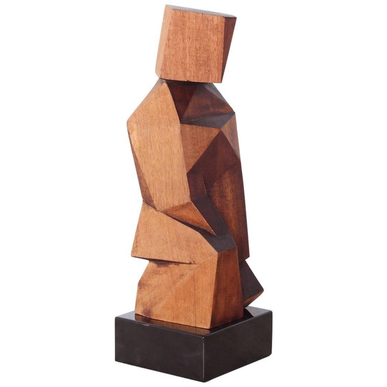 Ulises Jimenez Obregon Cubist Sculpture Monkey For Sale at 1stdibs