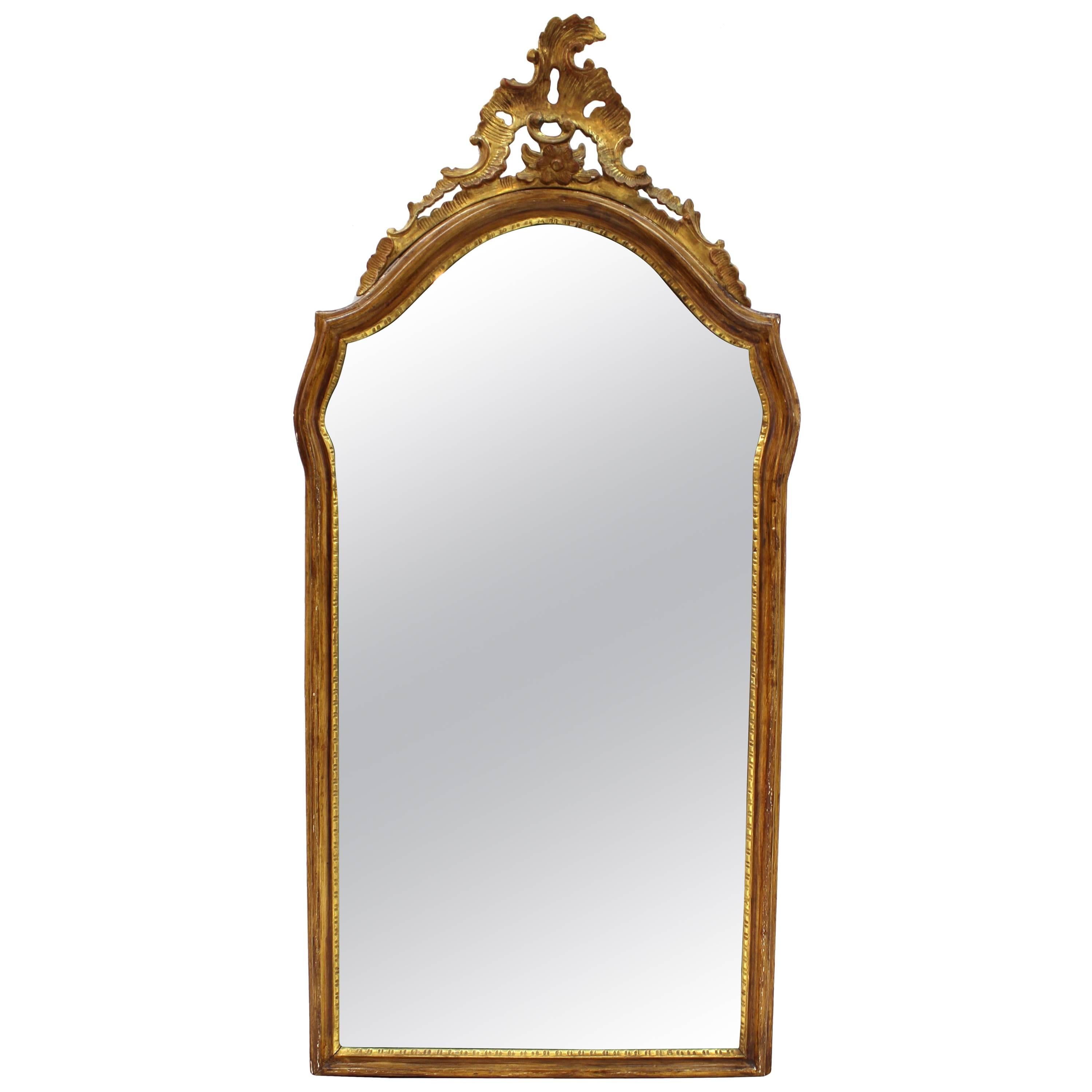 Baroque Style Giltwood Mirror at 1stDibs