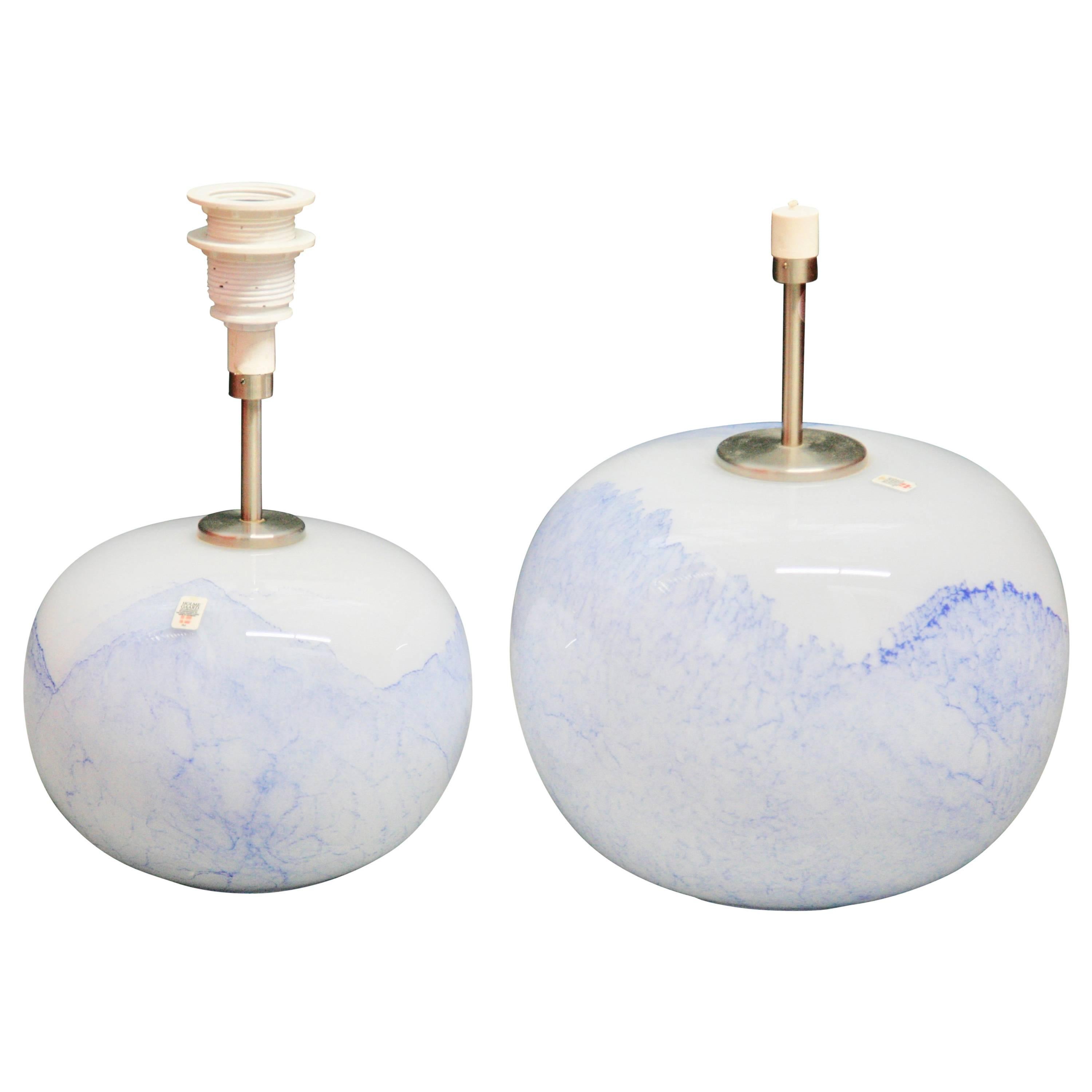 White Holmegaard Lamp at 1stDibs