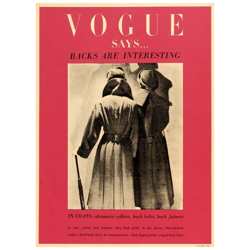 Vogue Vintage Posters 20 For Sale On 1stdibs Poster Vogue Vintage