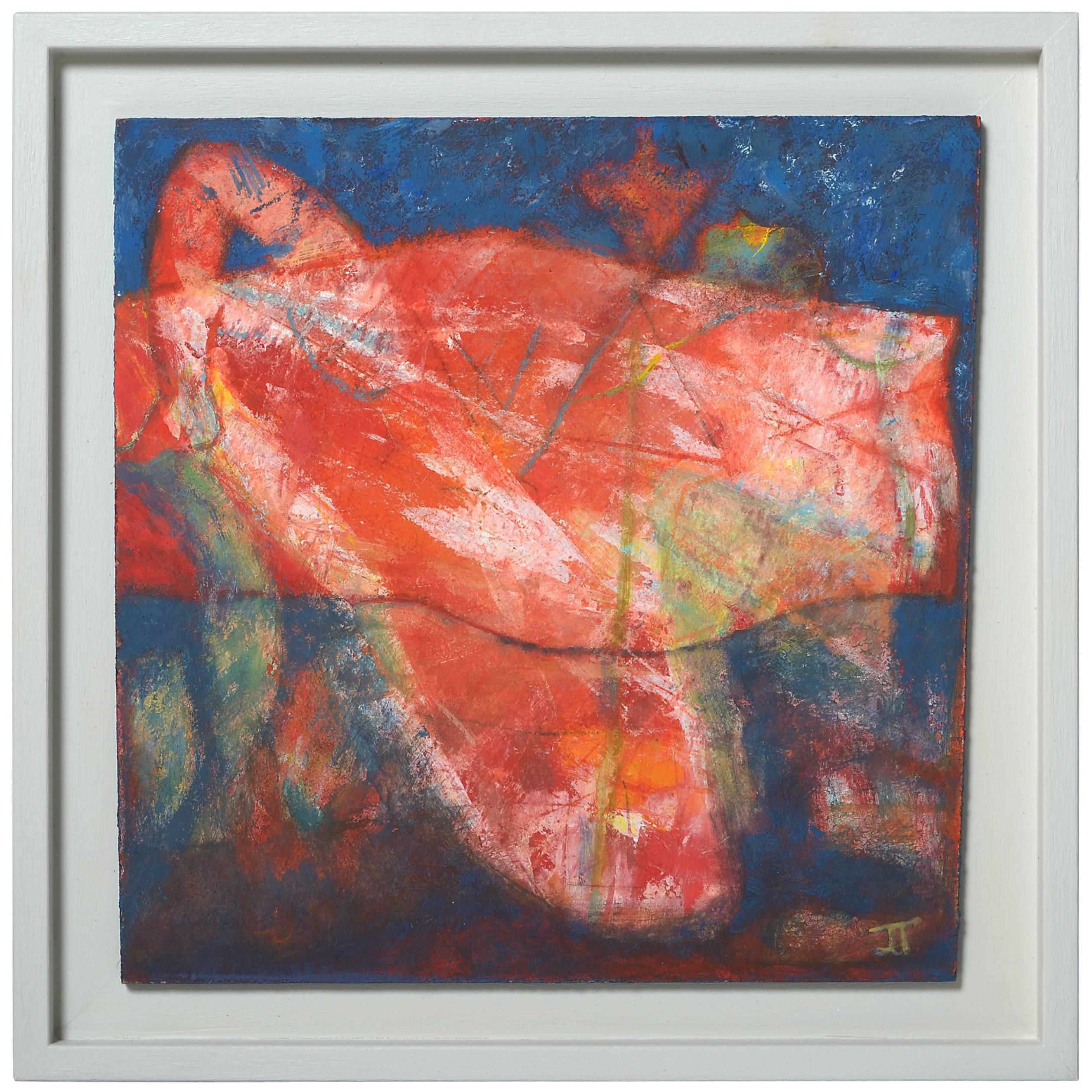 Signed Acrylic on Board Painting by George Stathopoulos For Sale at 1stDibs