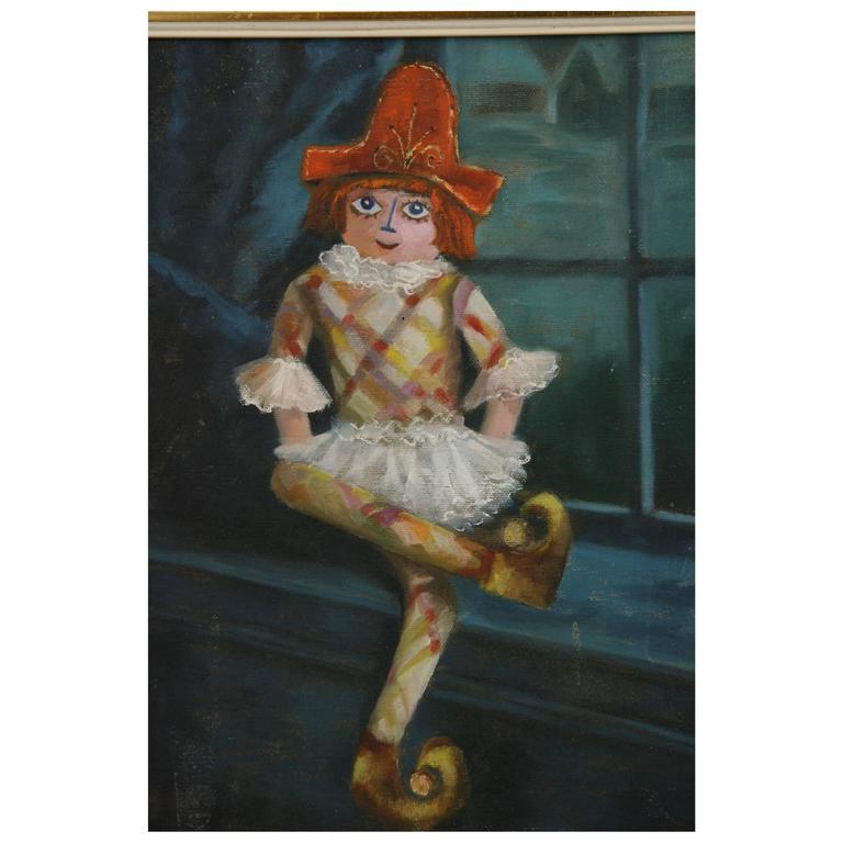 Harlequin Painting For Sale at 1stdibs