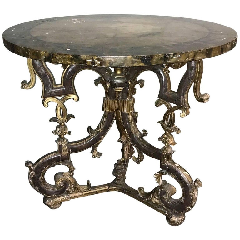 19th Century Italian Baroque Centre Table at 1stDibs