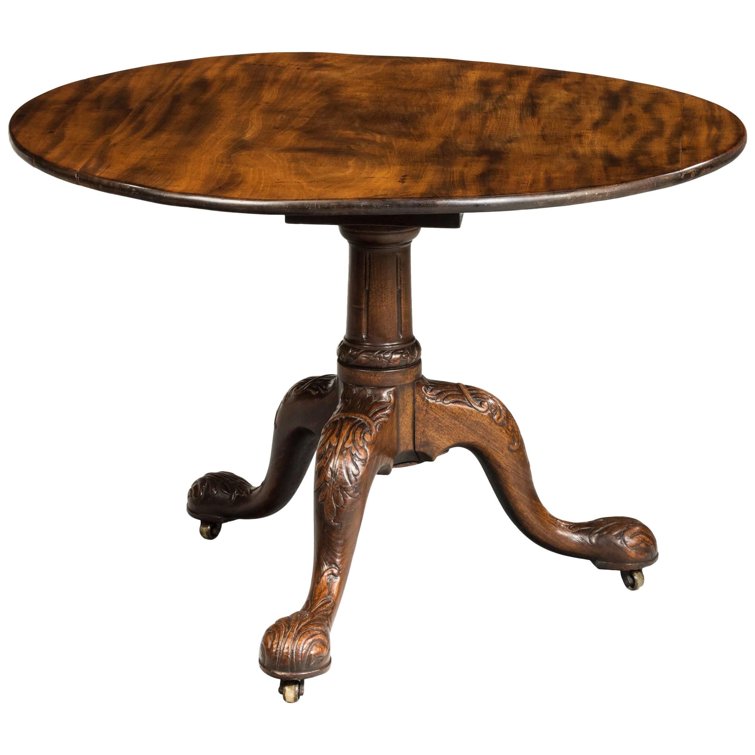 Very Good, Large, George III Period Oak Tilt Table at 1stDibs