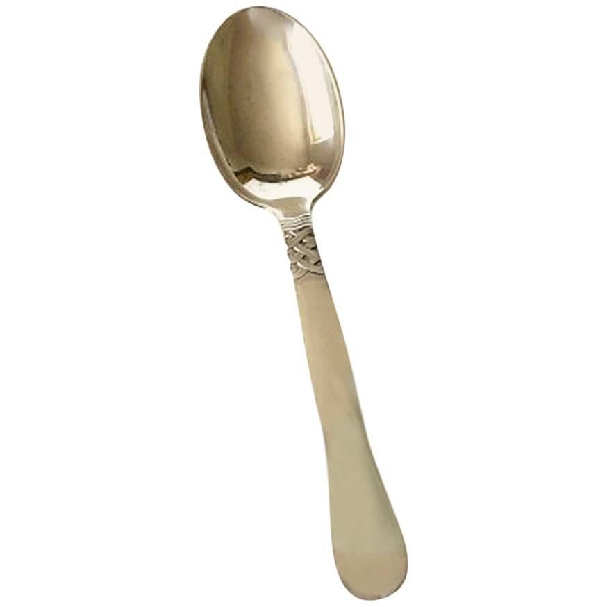 Georg Jensen Mayan Sterling Silver Dinner Spoon #011 For Sale at 1stDibs