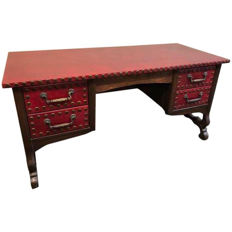 Custom Spanish Revival Desk at 1stDibs