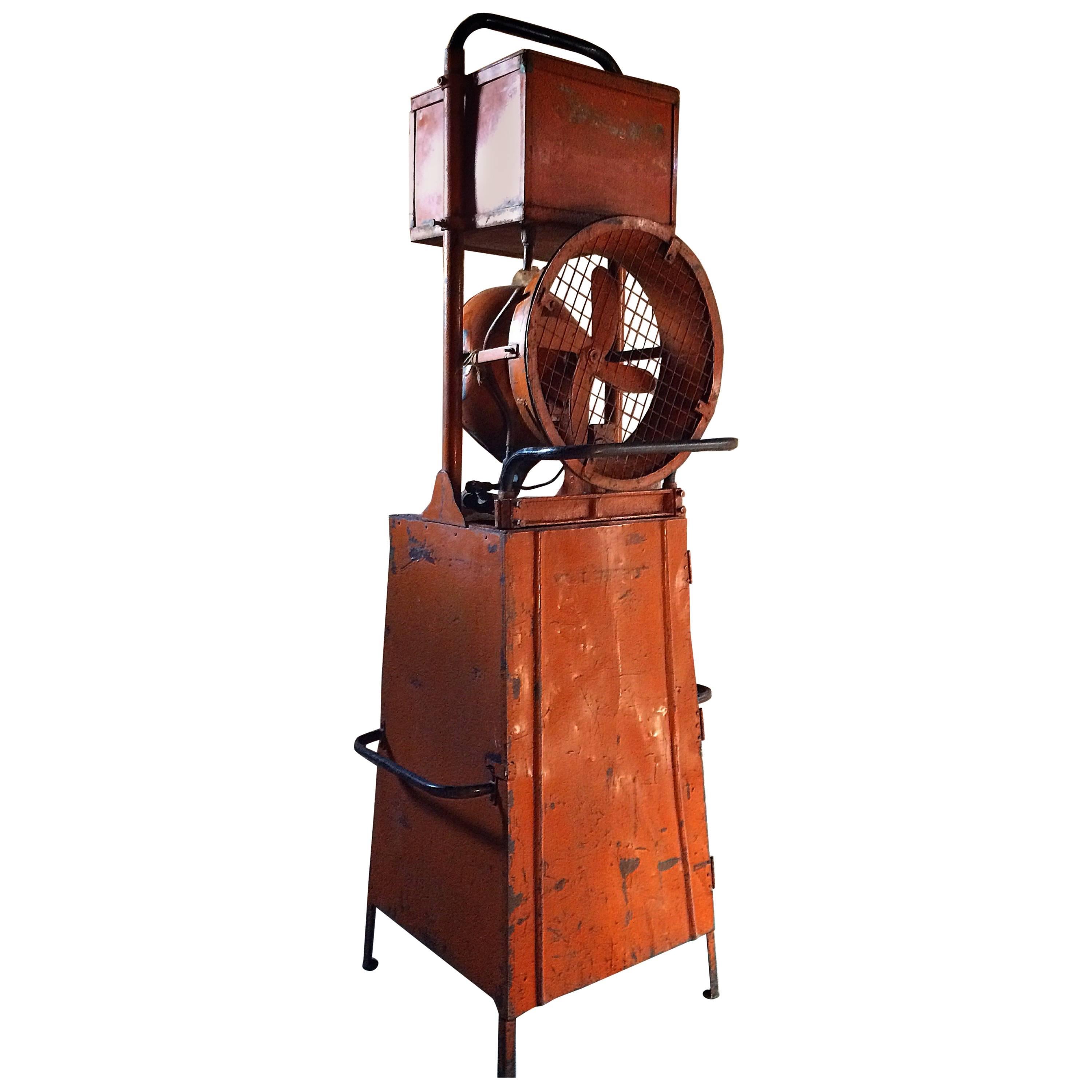 Stunning Large Industrial Factory Fan Early 20th Century Loft Style ...