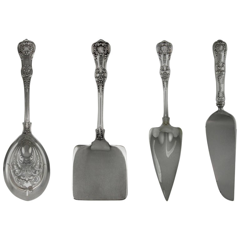 Tiffany English King 246 Piece Sterling Flatware Set, 1875-1891 For ...