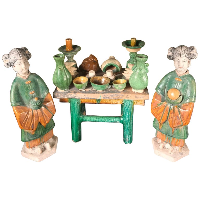 Important Ancient Chinese Antique Banquet Food Table, Ming Dynasty 1368 ...