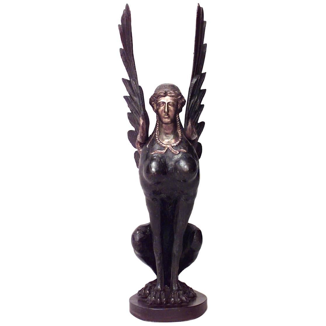 French Empire Bronze Sphinx For Sale at 1stDibs