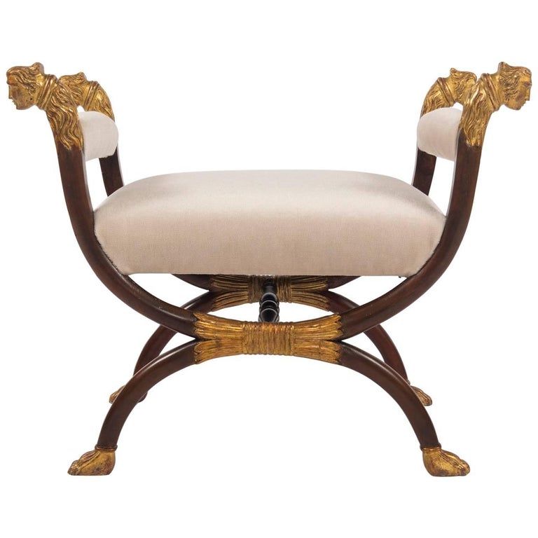 20th Century Empire Style Curule at 1stDibs