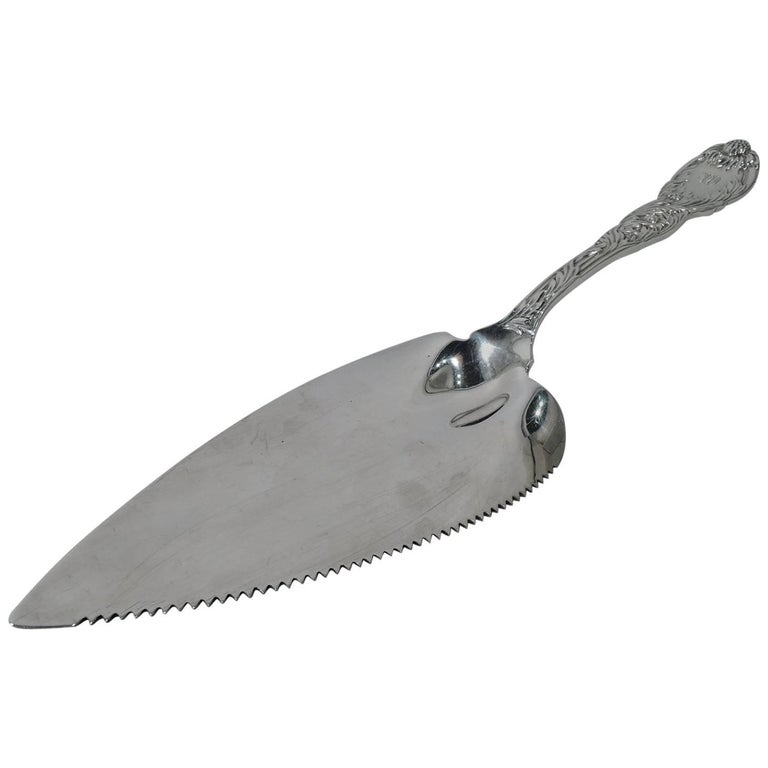 Antique Tiffany Chrysanthemum Sterling Silver Pastry Server For Sale at ...