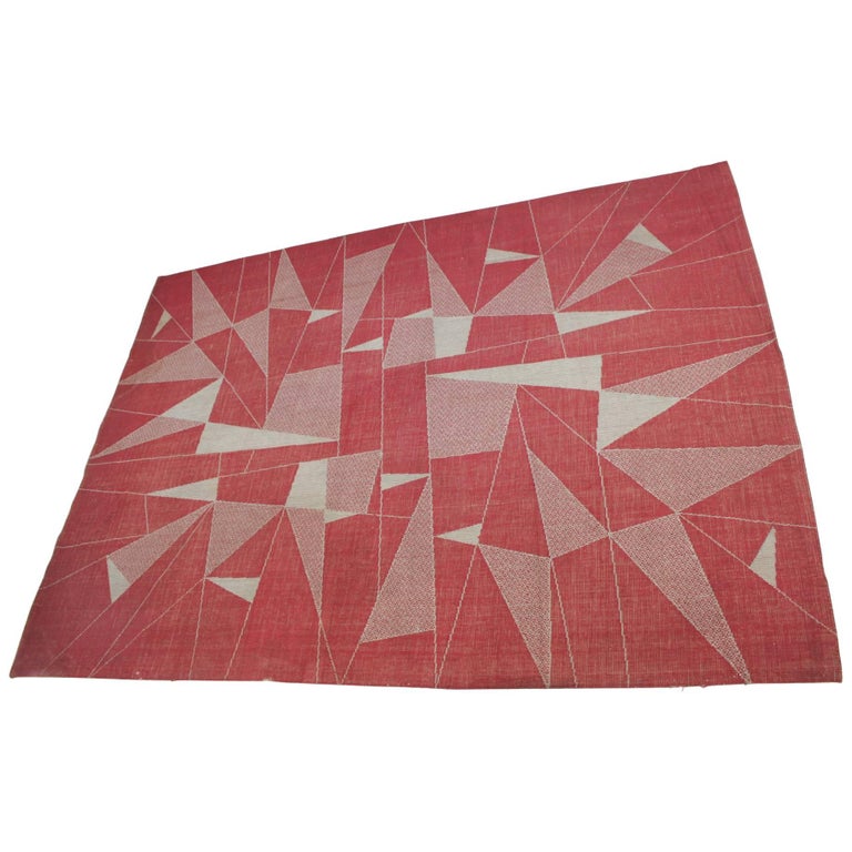 Extraordinary Narrow Geometric Carpet / Rug For Sale at 1stdibs