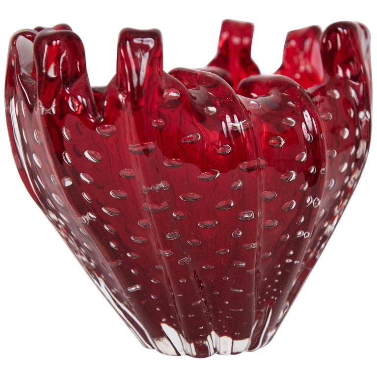 Scandinavian Controlled Bubble Vase For Sale at 1stdibs