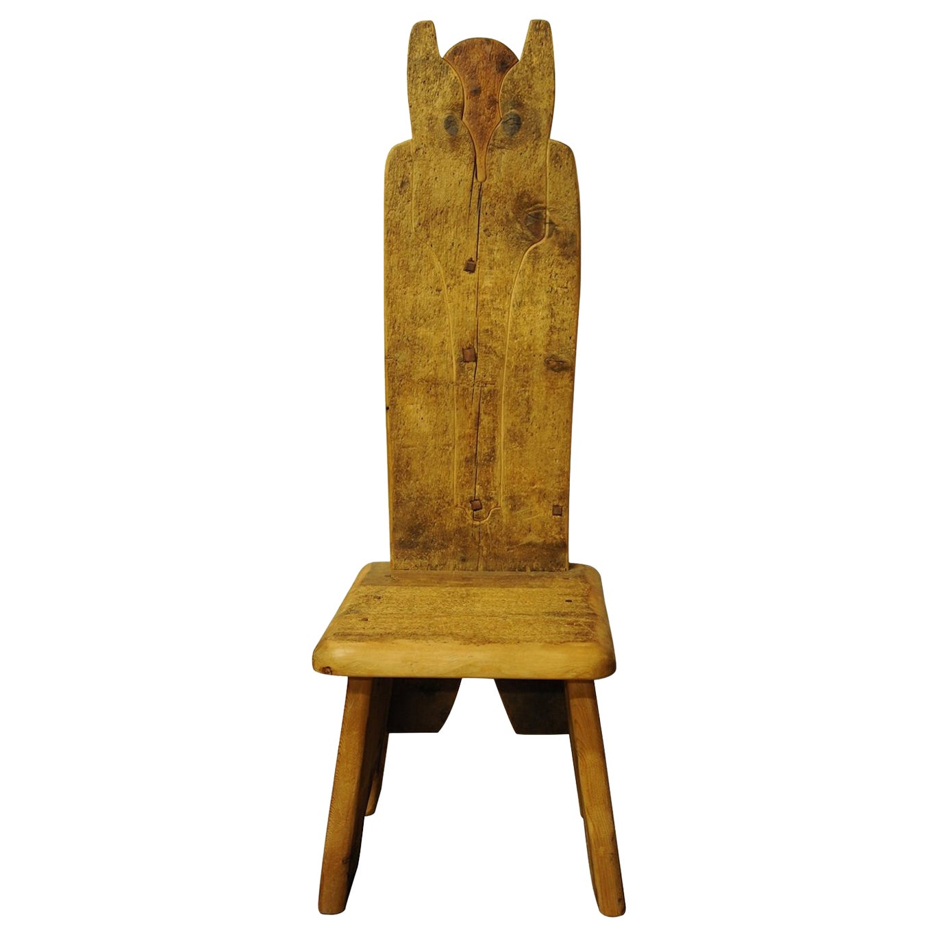 Vintage African Ashanti Kings Chair/ Throne For Sale at 1stDibs