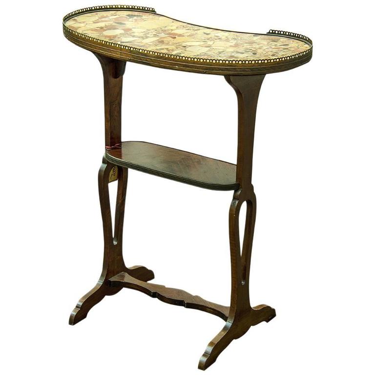 Table en Rognon or Kidney Shaped Work Table For Sale at 1stDibs