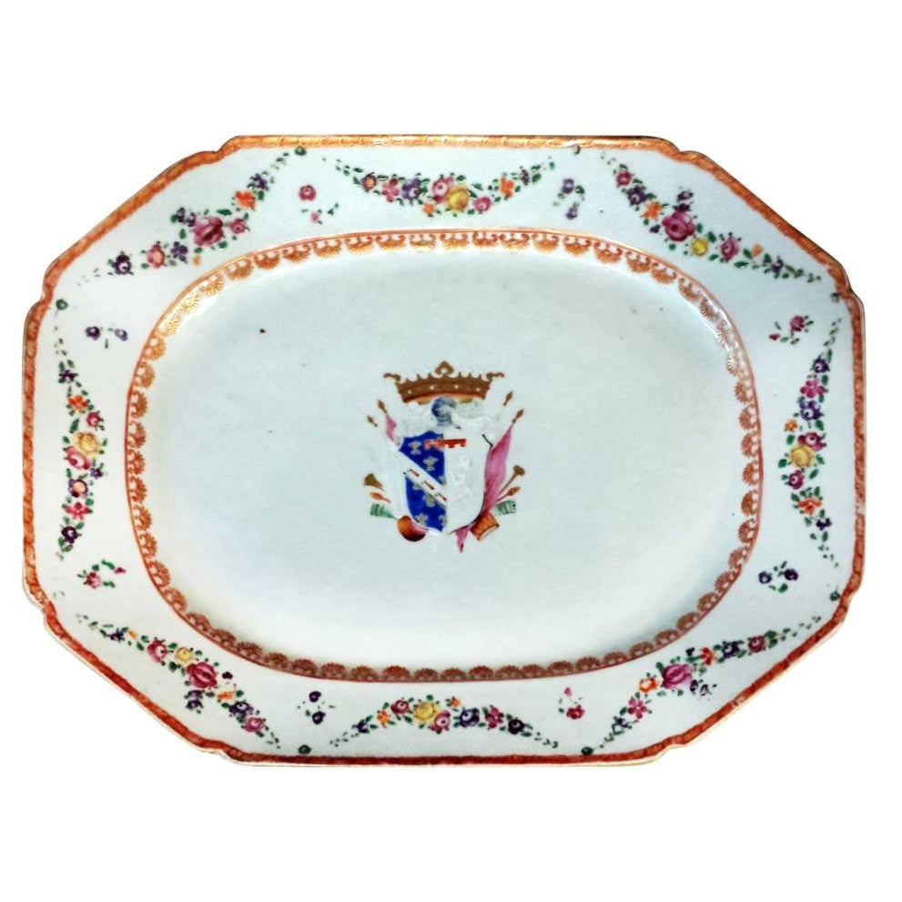 Chinese Export Cuban Armorial Plate for Marquis de Almendares For Sale ...